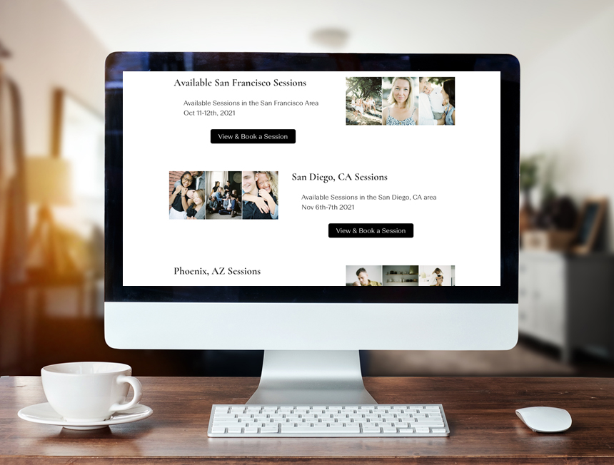 Photo Session Booking Services